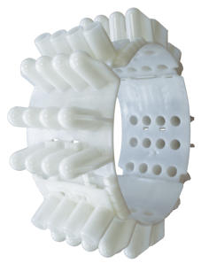 Plastic Casing Spacers 4 pipes - System raci